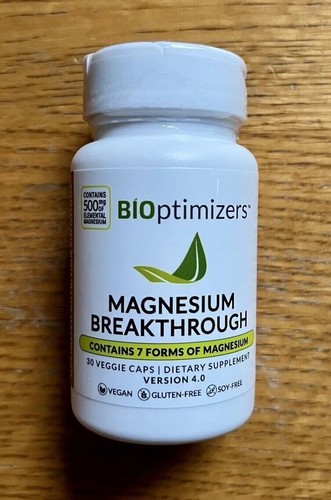 Bioptimizers Magnesium Breakthrough Supplement 30 capsules | eBay