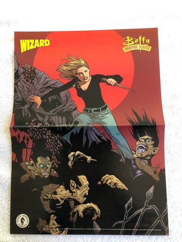 Buffy the Vampire Slayer WIZARD Promotional Folded Poster VF+ 8.5 | eBay