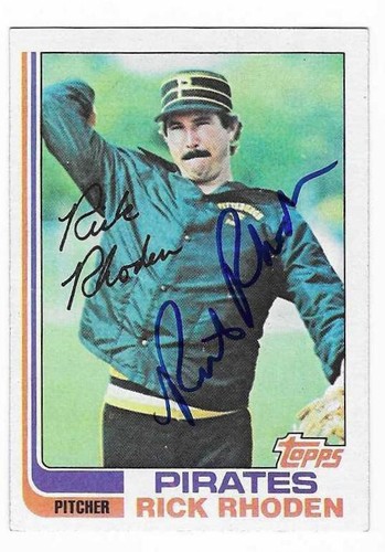 RICK RHODEN 1982 TOPPS AUTOGRAPHED SIGNED # 513 PITTSBURGH PIRATES | eBay