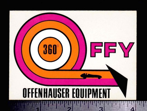 OFFY Offenhauser Equipment 360 - Original Vintage 60's 70's Racing ...