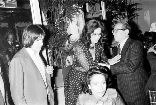 Actress Sophia Loren perfumer Guy Robert & guest at post show din- Old ...