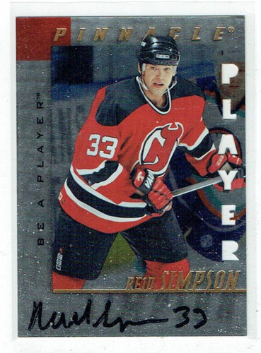 97-98 Pinnacle BAP Be A Player Reid Simpson Die Cut Auto | eBay