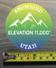 Alta Sticker Decal Utah Ski Mountain Deer Valley Brighton Snowbird Park ...