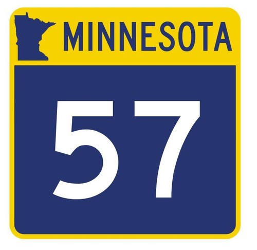 Minnesota State Highway 57 Sticker Decal R4747 Highway Route Sign | eBay