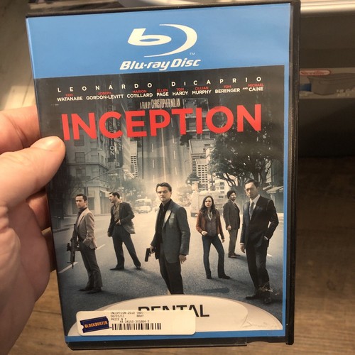 Inception (Blu-ray & Disc, 2010, Rental Exclusive) 2 Discs Free ...