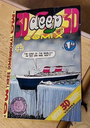 3D DEEP COMIX Vintage Underground Comic Book Kitchen Sink 1970 With ...