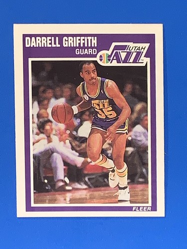 1989-90 Fleer Darrell Griffith Basketball Card #153 Utah Jazz Set Break | eBay