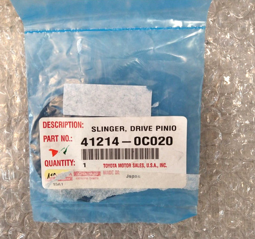TOYOTA REAR DRIVE PINION OIL SLINGER 41214-0C020 NEW FACTORY 07-21 | eBay