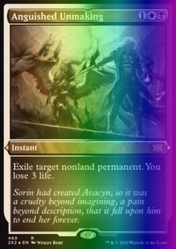 MTG Magic the Gathering Anguished Unmaking (469/603) Double Masters ...