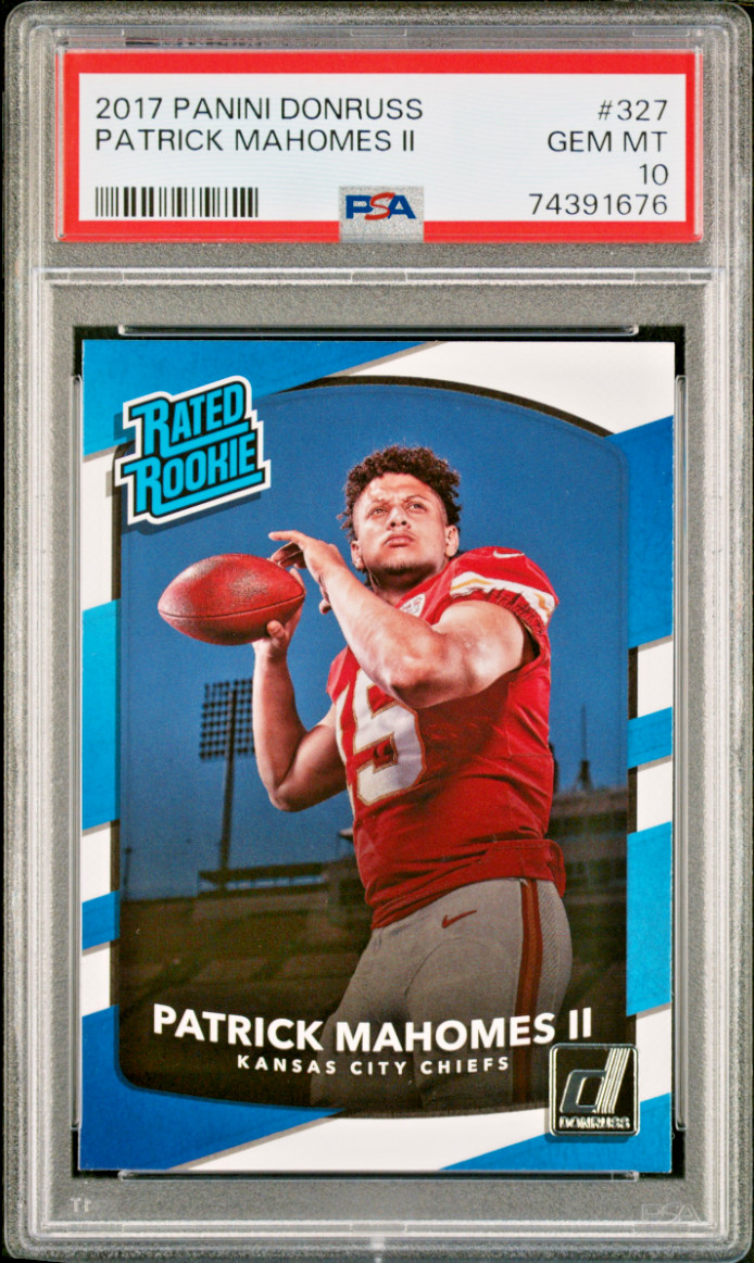 Patrick Mahomes II 2017 Donruss #327 Base Price Guide - Sports Card ...