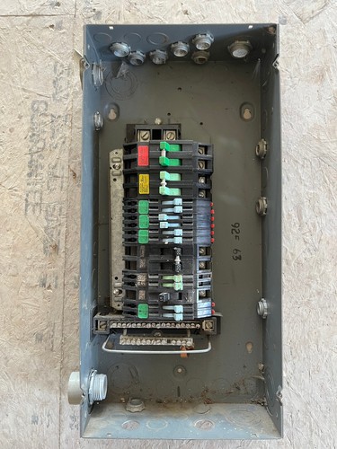 Zinsco 100A Panel Box, W/ Breakers | eBay