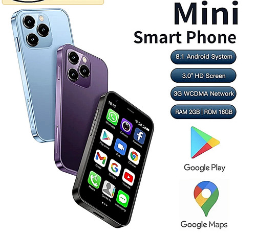 Super Mini Mobile Phone Android 3G Dual Sim Small Pocket Smart phone UK ...