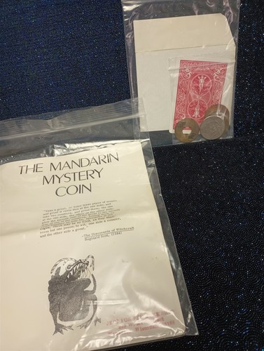 Mandarin Mystery Coins By Paul Diamond Magic Trick Scarce Vintage (1975 ...