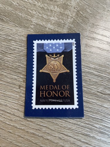 USPS PROMO MAGNETIC STAMP - MEDAL OF HONOR NAVY / USA FOREVER 2015 | eBay