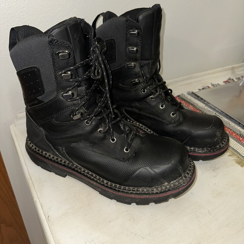 Red Wing 2553 Waterproof Lace Up Boots (Non-Metallic Toe) Black Mens ...