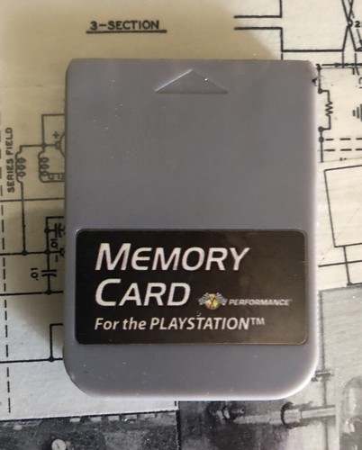Performance Memory Card PS1 Sony Playstation 1 | eBay