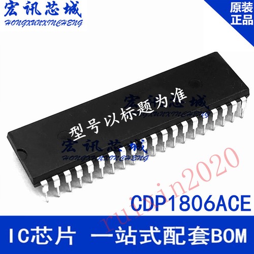 1PCS CDP1806ACE DIP CMOS 8-Bit Microprocessor with On-Chip RAM and ...