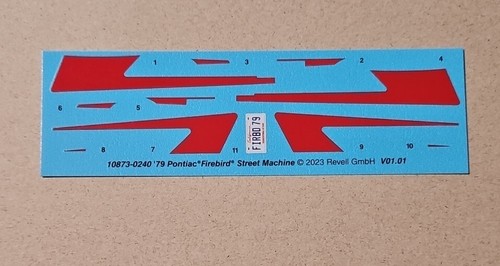 Monogram 1/24 1979 PONTIAC FIREBIRD STREET MACHINE DECAL SHEET | eBay