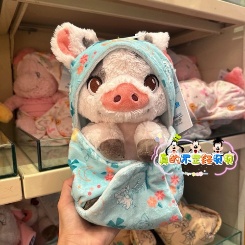 Authentic 2025 Hongkong Disney Moana 2 pua Baby Swaddling Clothes Plush ...