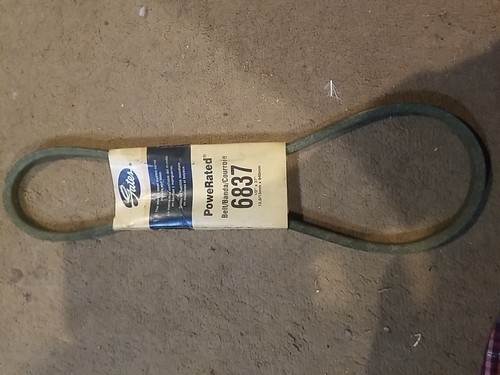 Gates Powerate 6837 1/2 x 37 Lawn Mower V Belt 4L370K New Old Stock NOS ...