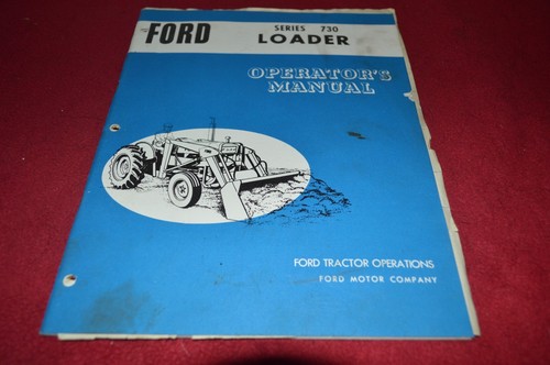 Ford Tractor 730 Loader Operator's Manual YABE8 | eBay