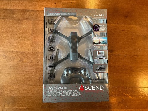 NEW in box Ascend Aeronautics ASC-2600 Premium Video Drone w/ HD 1080P ...