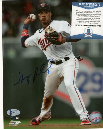 JORGE POLANCO MINNESOTA TWINS SIGNED AUTOGRAPHED 8X10 PHOTO BECKETT ...