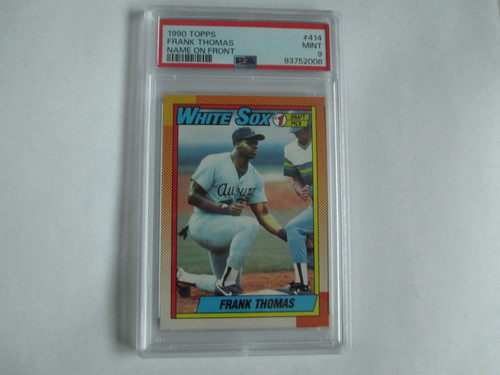 1990 TOPPS FRANK THOMAS ROOKIE CARD PSA 9 MINT | eBay