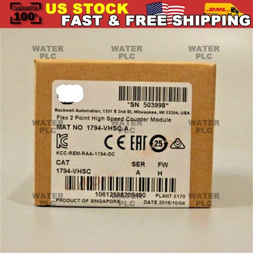 New Factory Sealed 1794-VHSC /A Flex I/O 2-Ch Very High Speed Counter ...