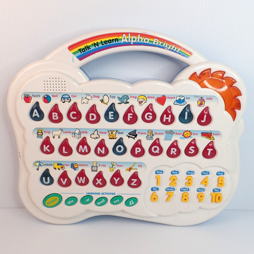 Vintage Scientific Toys Talk 'N Learn ALPHA BRIGHT Interactive Learning ...