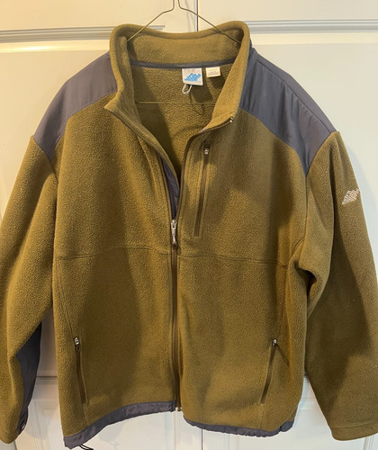 EMS Eastern Mountain Sports Polartec Men's M Olive Green/Navy Blue ...