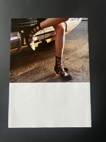 Woman Footwear Magazine Print Ad Advert long legs high heels shoes VF ...