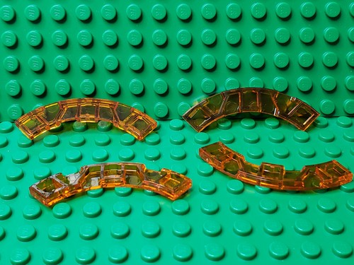 Lego NEW trans orange 4 x 4 tile pieces Lot of 4 | eBay