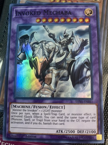 Yu-Gi-Oh! TCG Invoked Mechaba Shadows in Valhalla SHVA-EN041 1st ...