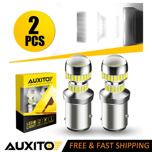 Pair LED Reverse Parking Daytime Running Light Bulb White 6000K 1157 ...