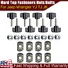 Jeep Wrangler Universal Easy On Off Hard Top Fasteners Nuts Bolts for ...