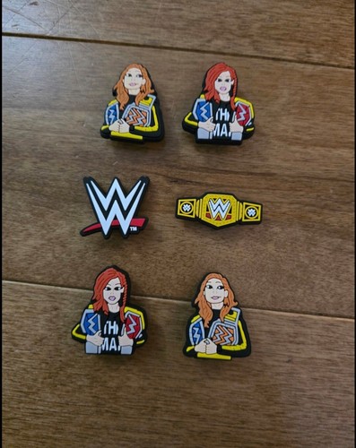 Lot Of 6 WWE Shoe Charms | eBay