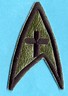 Classic Star Trek TOS Embroidered Insignia Patches (set of 3) - - THE ...