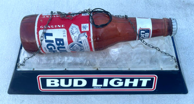 Hanging Pool Table Light In Collectible Budweiser Signs & Tins for sale ...