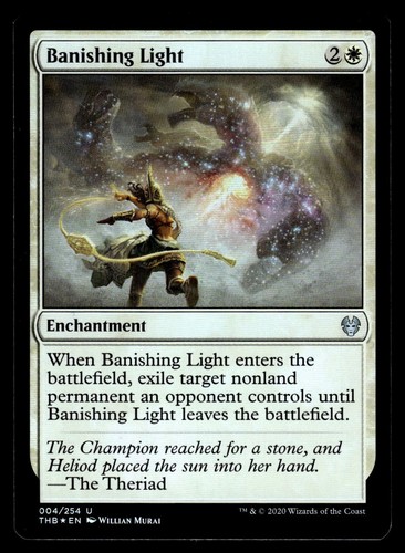 MTG Theros Beyond Death Banishing Light Foil 004/254 NM/MT | eBay