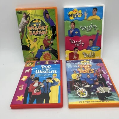 Lot of 6 The Wiggles DVDs Wiggly Safari Pop | Grelly USA