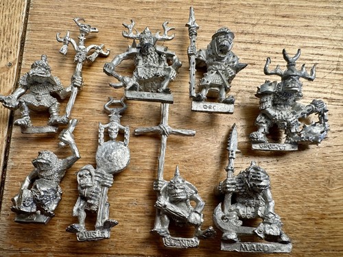 CITADEL Games Workshop WARHAMMER-ORC WAR COMMAND GROUP-LOT OF 8-LOT N32 ...