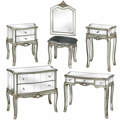 Mirrored Living Room Furniture in Side and End Tables for sale | eBay