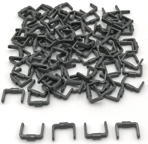 Lego 100 New Dark Bluish Gray Minifigure Utensil Bucket 1 x 1 x 1 Stud ...