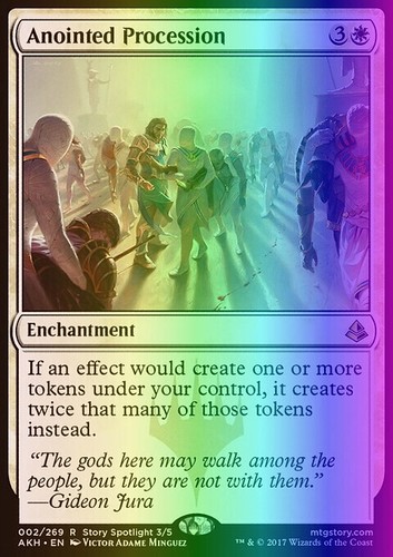 MTG Magic the Gathering Anointed Procession (2/347) Amonkhet LP FOIL | eBay