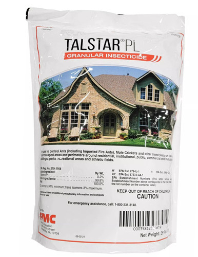 Talstar PL Granular Insecticide 25 lbs (Bag) 35832584619| eBay
