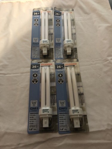 Lot Of 426W GX24D-3 Fluorescent Lights, 2 Pin, Cool White, Sylvania ...