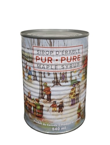 6 cans of 100% pure Canadian Premium Maple Syrup Grade A Amber 540ml ...