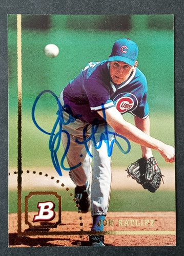 1994 Bowman SIGNED: Jon Ratliff, CUBS #334 | eBay