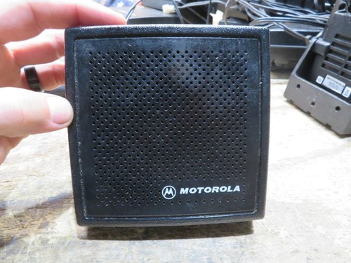 Motorola HSN4031B Wired External Speaker Radio two way two-way Black ...